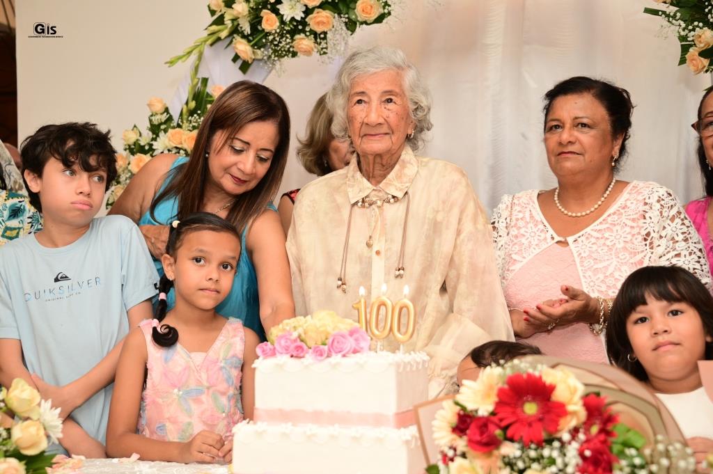 Family and friends gather to celebrate Mrs Marie Khoodoo’s 100th birthday