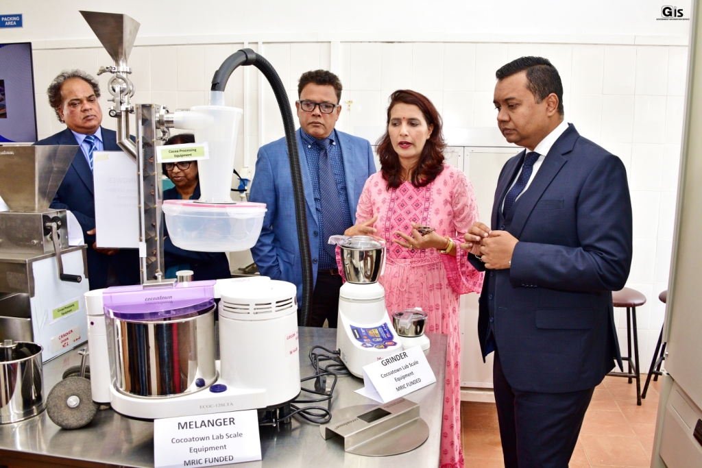 Minister Balgobin effects site visit at Crop Research Station in Wooton