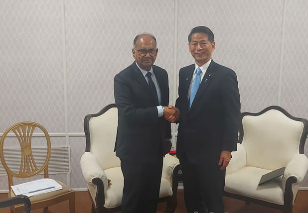 Minister Ganoo discusses bilateral relations with Minister of State for ...