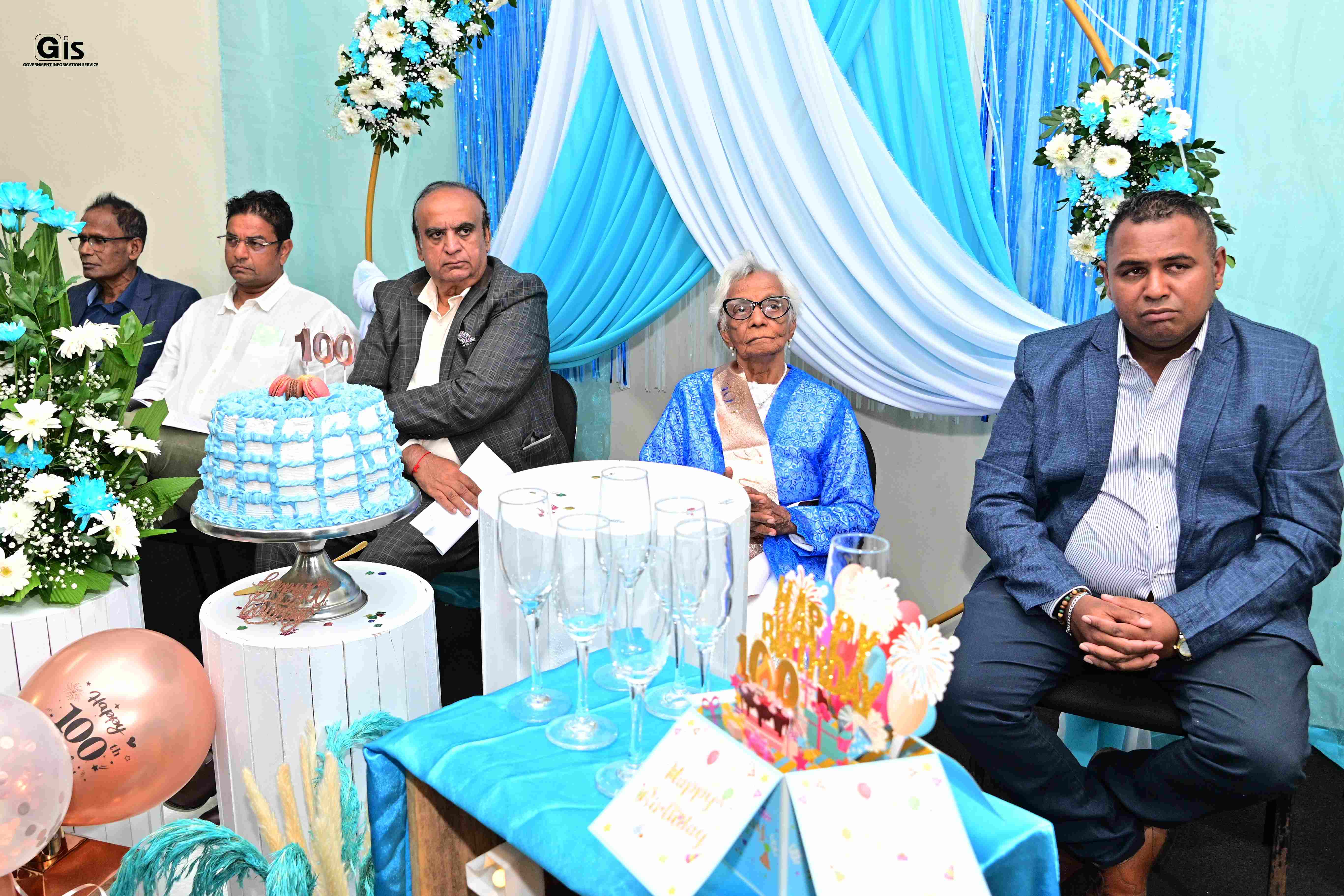 Mrs Juselle Sinove Govinden joins the league of centenarians