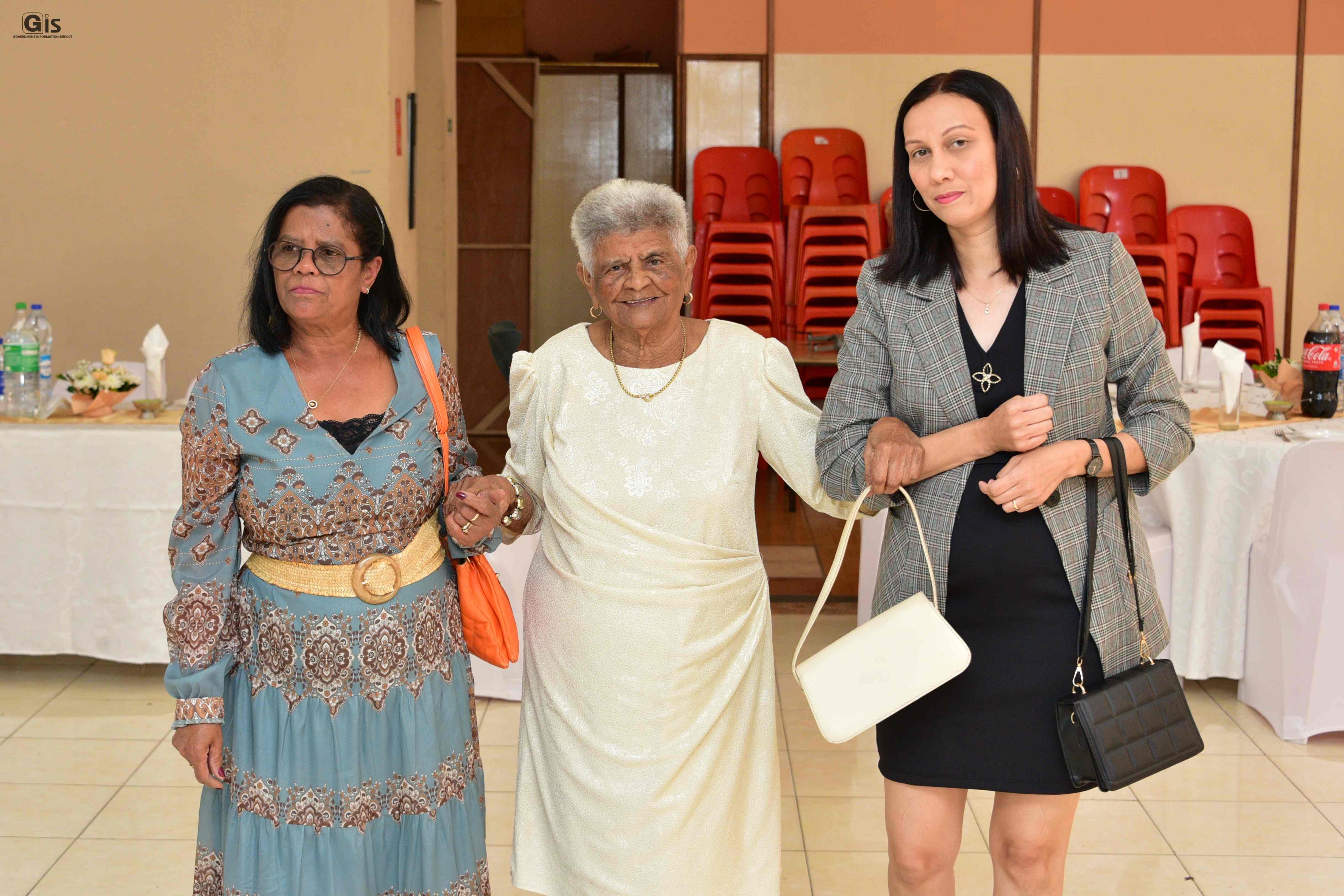 Mrs Marie Odette Monasie celebrates her 100th birthday