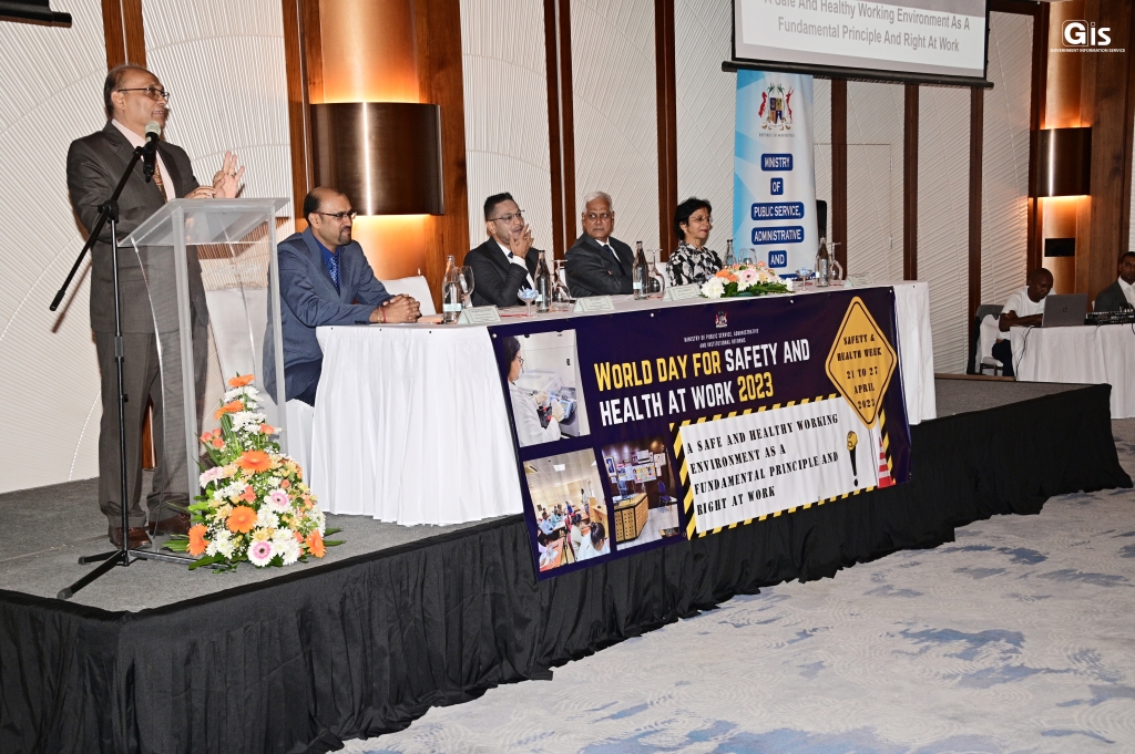 World Day for Safety and Health at Work: Minister Hurdoyal highlights ...