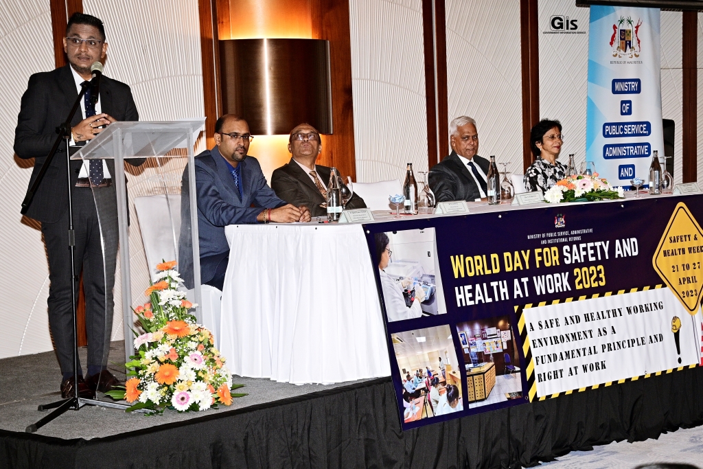 World Day for Safety and Health at Work: Minister Hurdoyal highlights ...