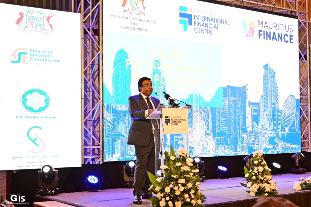 President Roopun highlights Mauritius’ International Financial Centre ...
