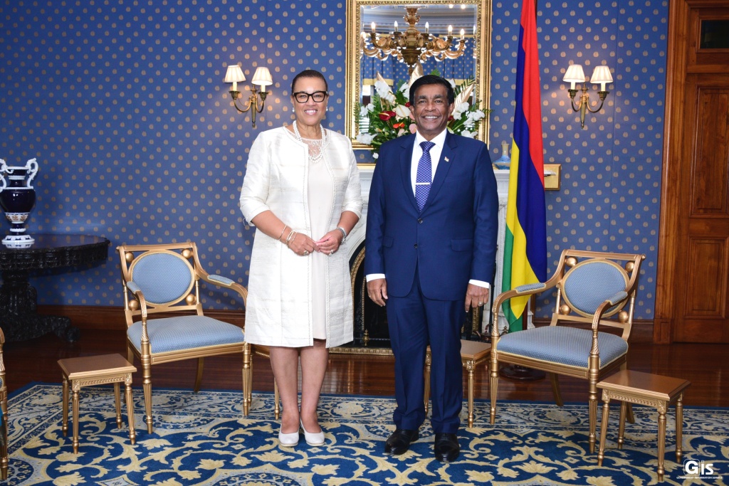 Secretary General of Commonwealth meets President Roopun